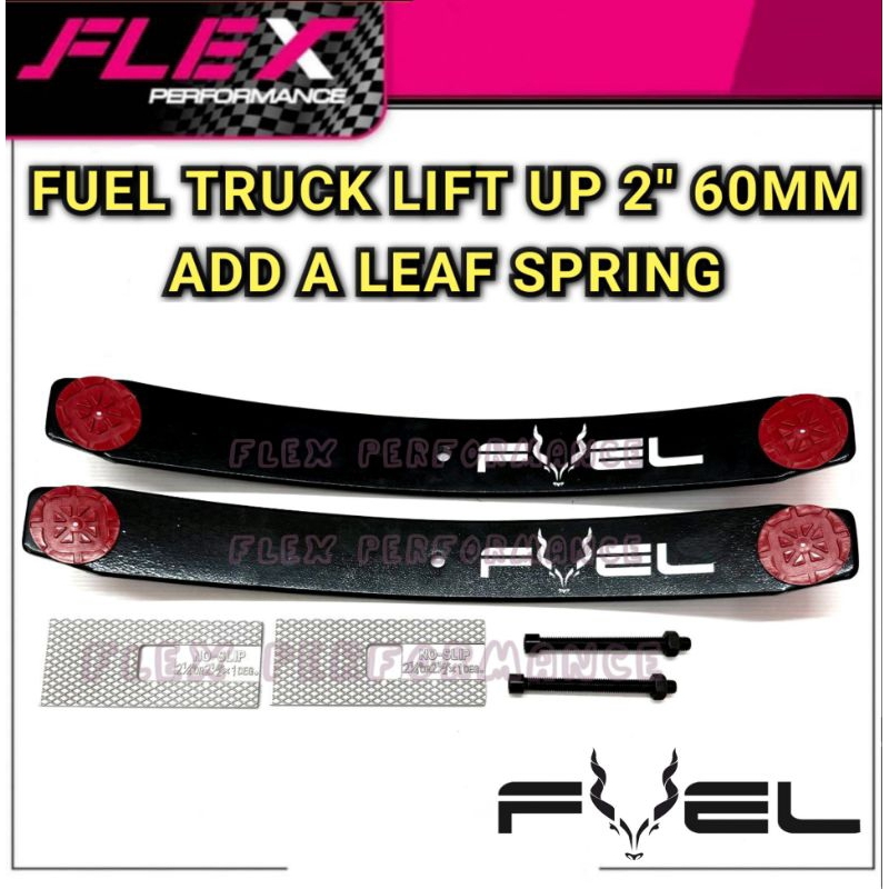 FUEL TRUCK LIFT UP 2" 60MM ADD A LEAF SPRING HILUX VIGO REVO RANGER T6 ...