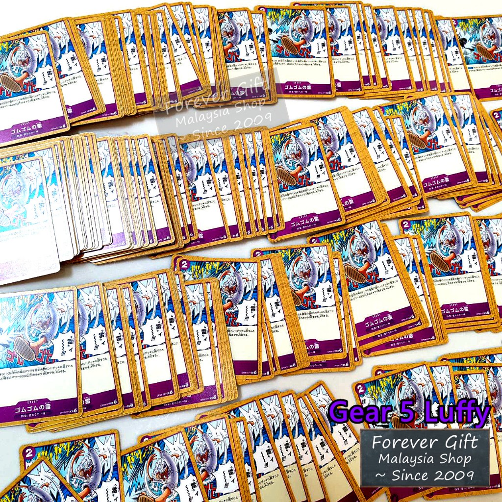 全哥海贼王 UC OP09-077 Gear 5 Luffy Card Purple One Piece Card Game Booster OP09 OP09-064 OP09-066 ...