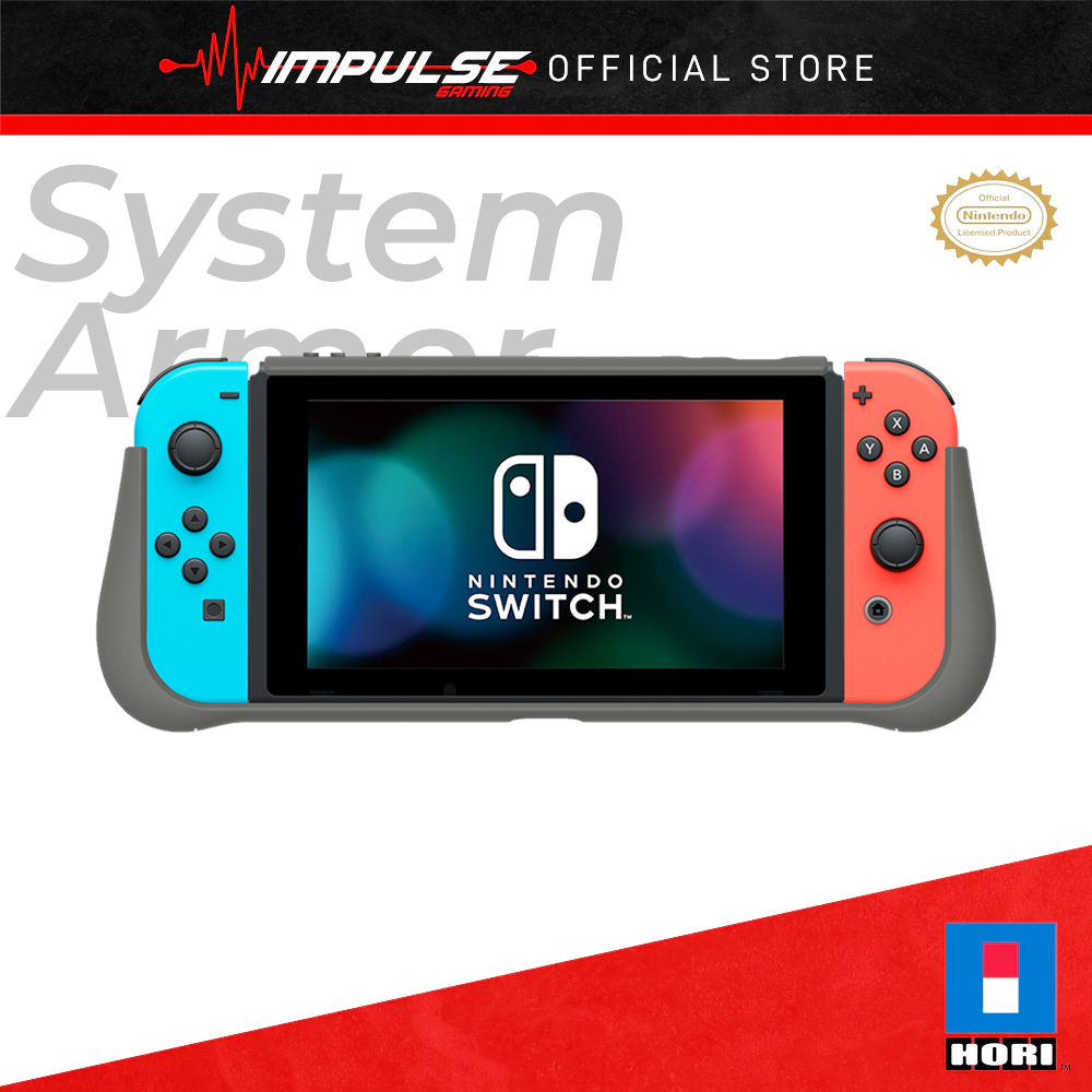 Hori Switch V1/V2 Hybrid System Armor - Clear Black [NSW-344] | Shopee Malaysia