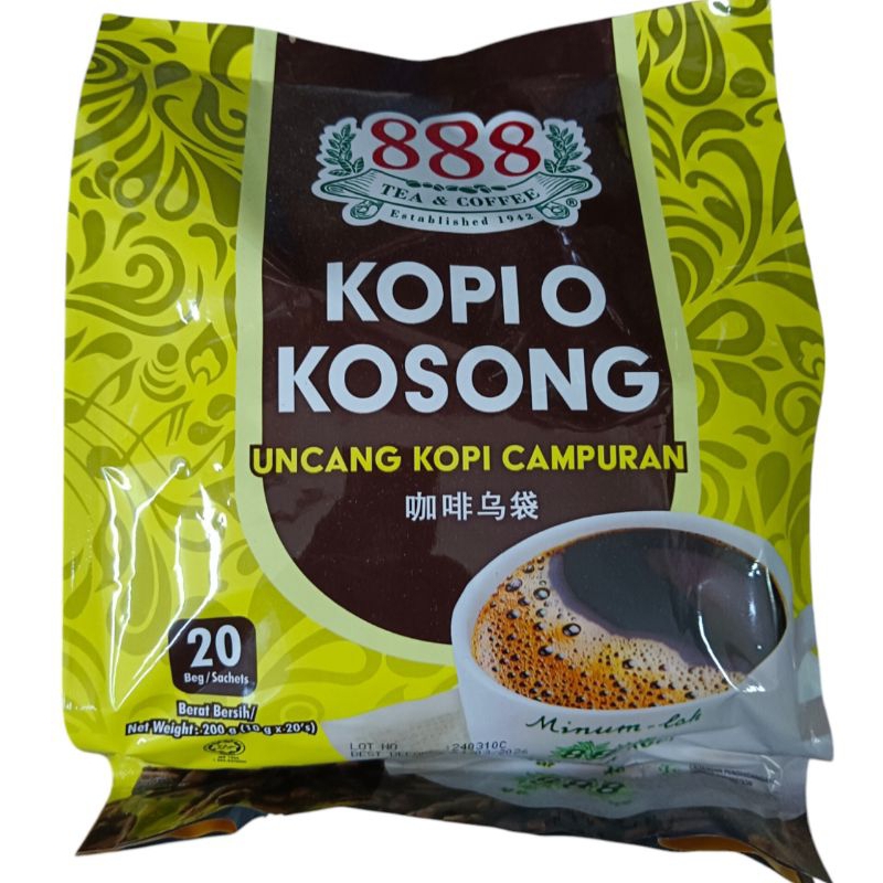 888 KOPI O KOSONG UNCANG KOPI CAMPURAN 20 PCS | Shopee Malaysia
