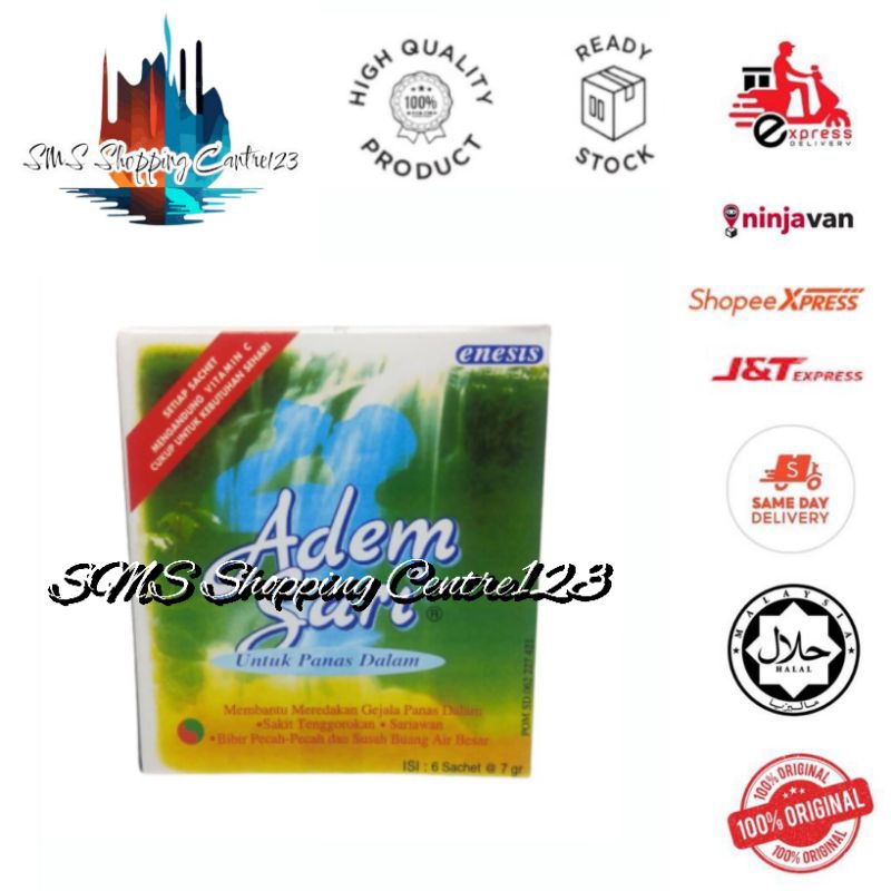 Adem Sari 7g @ 1 box isi @ 6 Sachet 💯% Original | Shopee Malaysia
