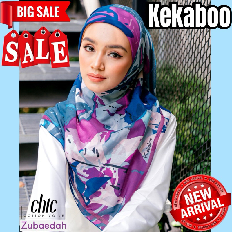KEKABOO COTTON VOILE PROMO AMBANG MERDEKA - TUDUNG BAWAL KEKABOO BIDANG ...