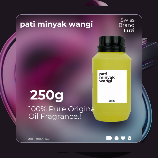 LUZI Fragrance Oil 100% Pure Original Pati Minyak Wangi LUZI 250g ...