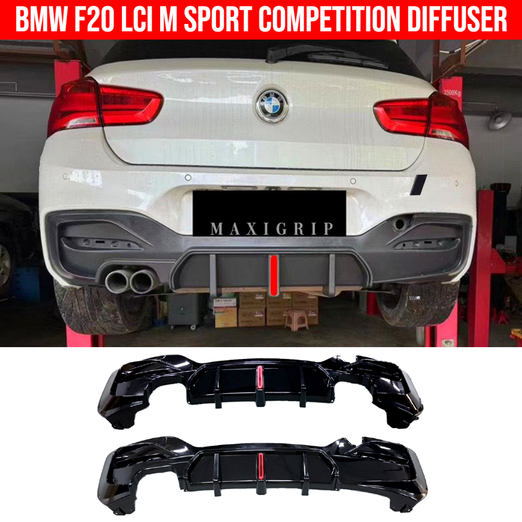 BMW F20 1 Series LCI Rear diffuser MP front lip rear bumper lip grille ...