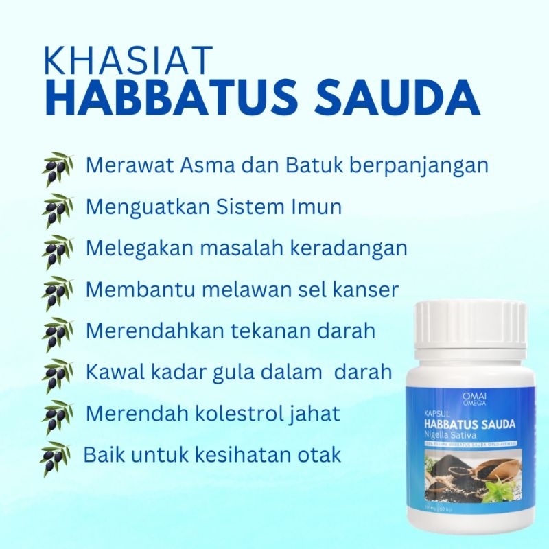[FREE SHIPPING] Habbatus Sauda Premium Original 60 Biji (Promosi Beli 3 ...