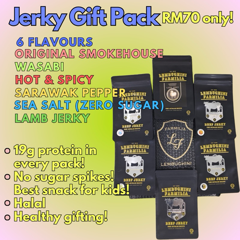 Halal Australian Beef Jerky (Gift Pack) | Shopee Malaysia