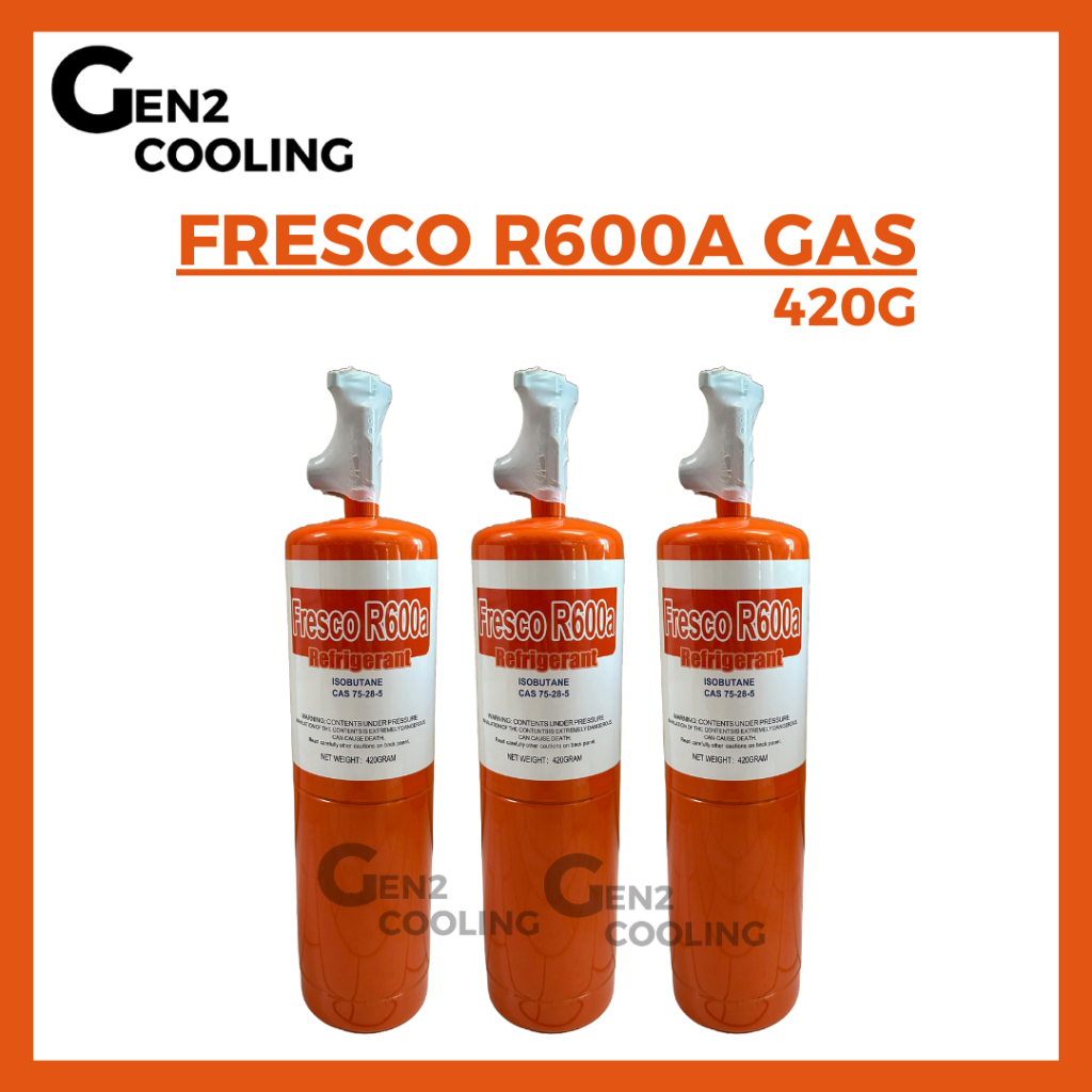 FRESCO R600A REFRIGERANT GAS 420G SMALL SIZE (SABAH & LABUAN ONLY) | Shopee Malaysia