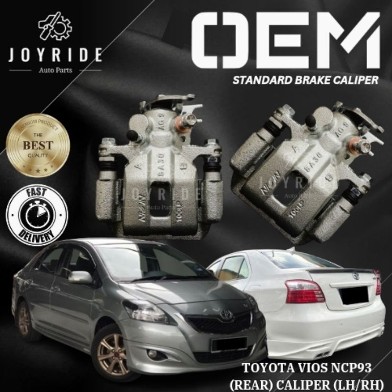 TOYOTA VIOS NCP93 (REAR) BELAKANG DISC BRAKE CALIPER ORIGINAL PARTS ...