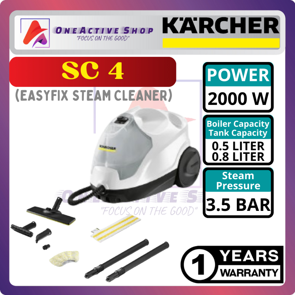 KARCHER SC4 EASYFIX STEAM CLEANER | KARCHER SC 4 (NEW VERSION) | Shopee ...