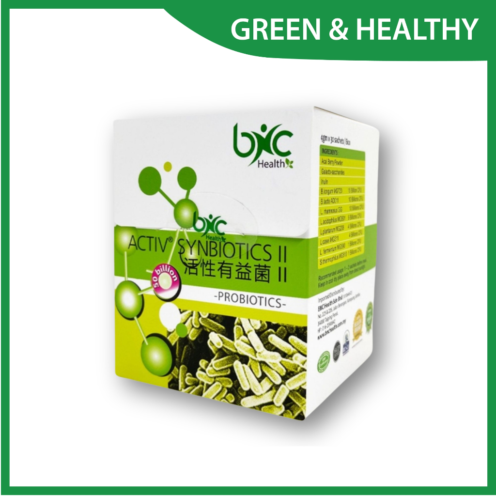 BNC Health Activ Synbiotics 2 Probiotic 50 billion CFU 益生菌 4g x 30 ...