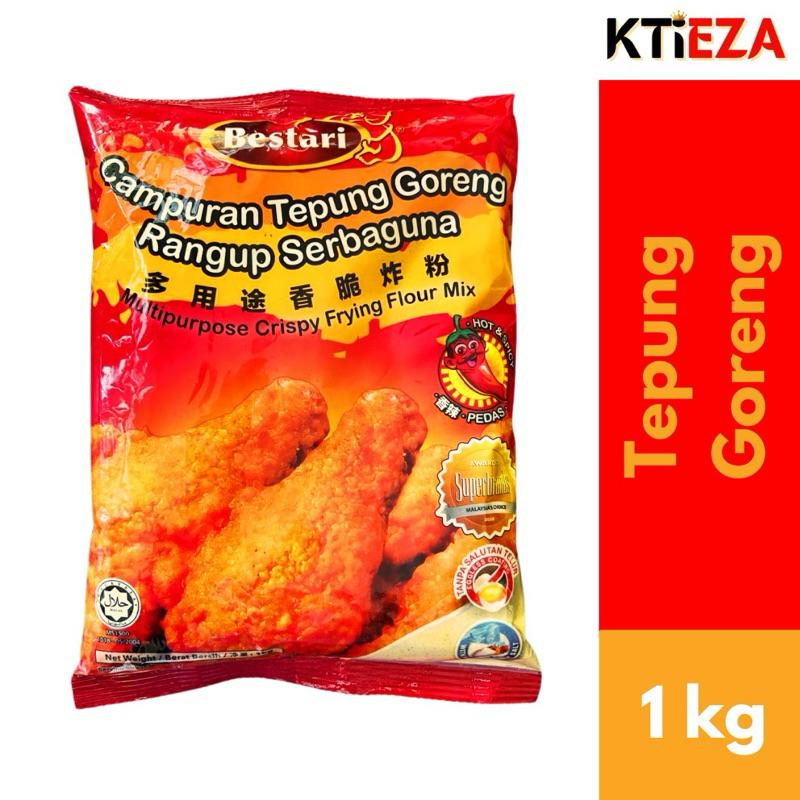 Tepung Goreng Bestari Pedas 1kg | Shopee Malaysia