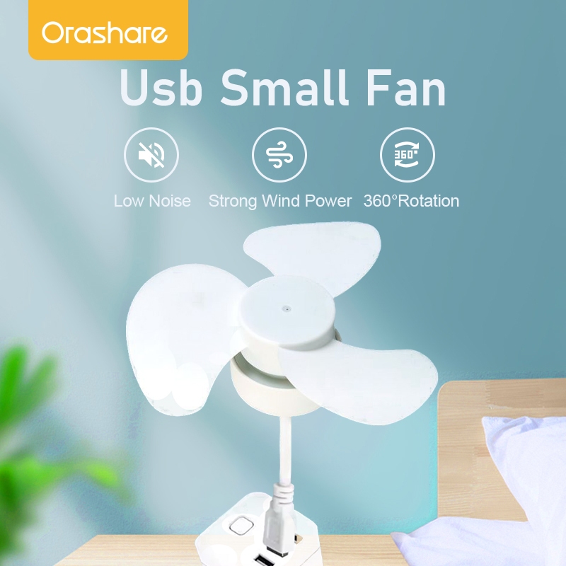 Orashare UF01 Mini USB Fan Bendable Ultra-quiet Strong Wind Portable ...