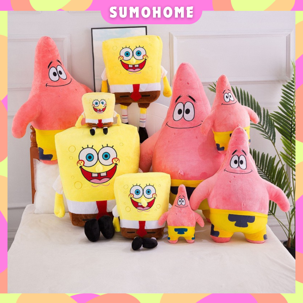 SpongeBob & Patrick Plushie Pillow Gift 35cm/50cm/70cm - Soft PP Cotton ...