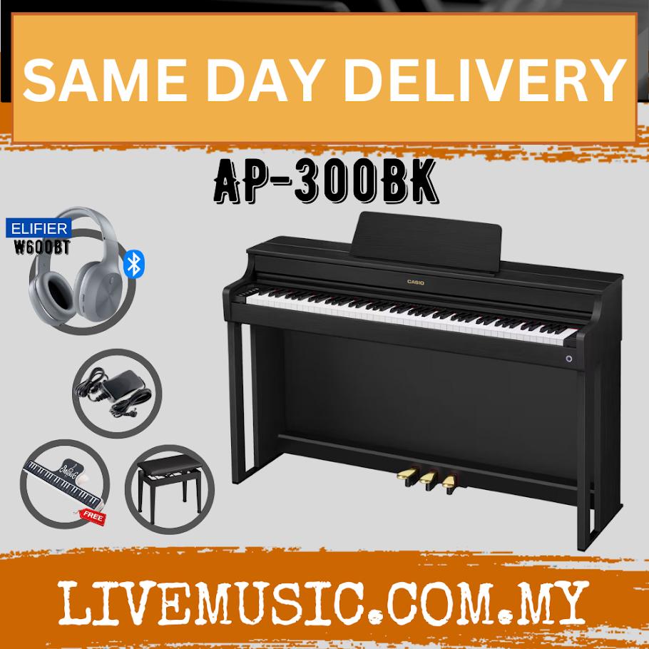 Casio AP-300 88 Key Celviano Digital Piano w/Bench, Headphone ...
