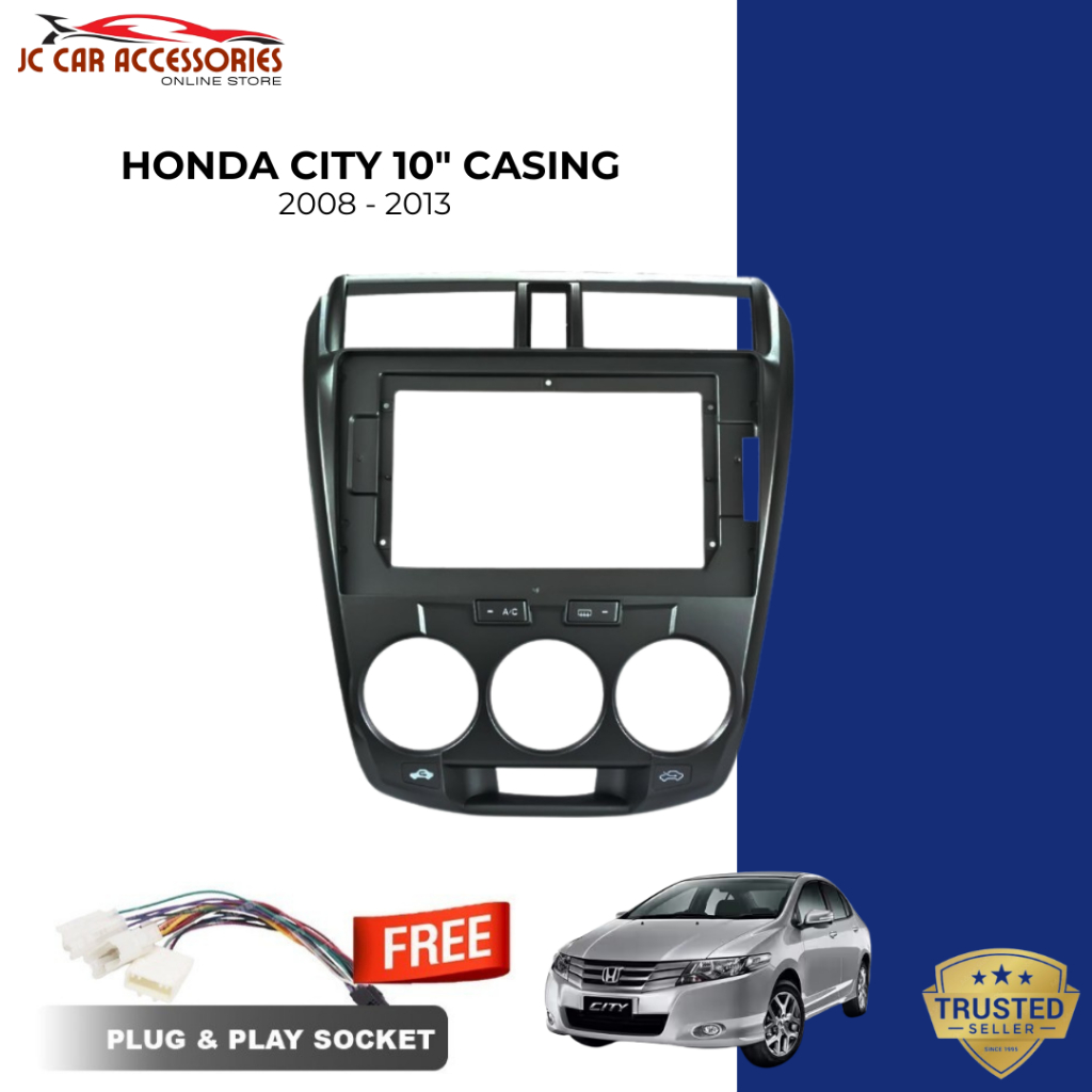 Honda City 2008 - 2013 Android Player Casing With Socket 10 Inch ...