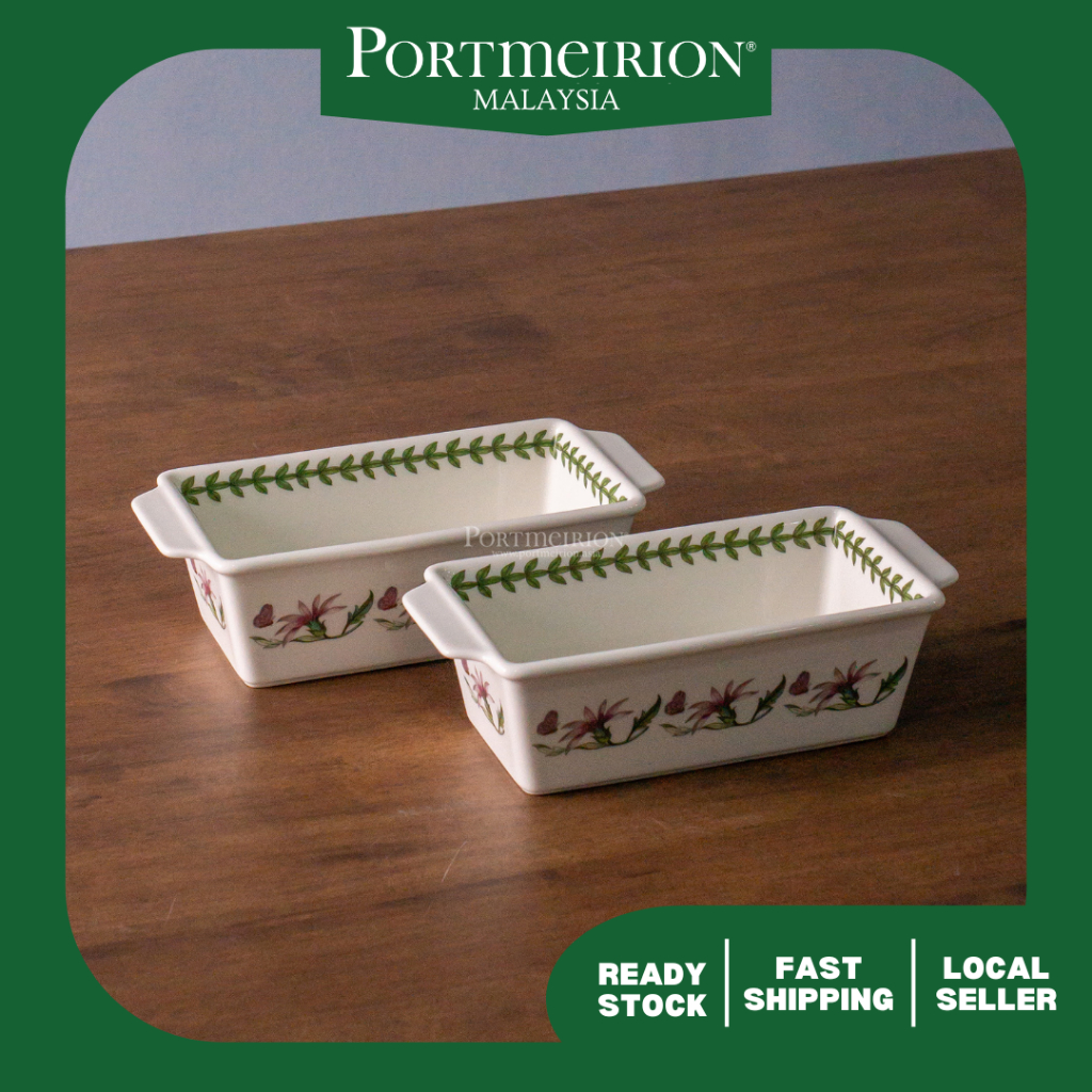 [1ST QUALITY] Portmeirion Botanic Garden Rectangular Baker Set of 2 ...