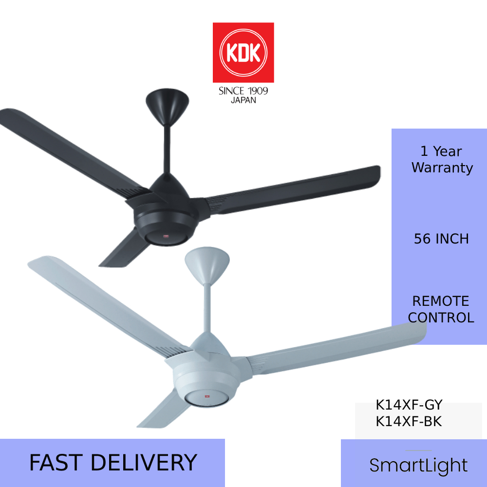 KDK K14XF PBR Ceiling Fan Kipas Siling K14XF-BK K14XF-GY K14XF | Shopee ...