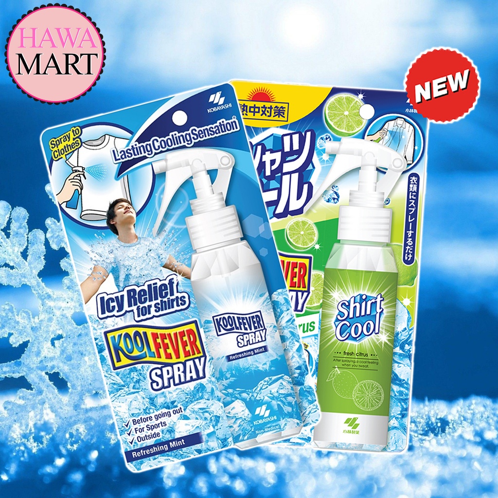 [NEW] KOBAYASHI KOOLFEVER SPRAY 100ML FRESH CITRUS / REFRESHING MINT ...