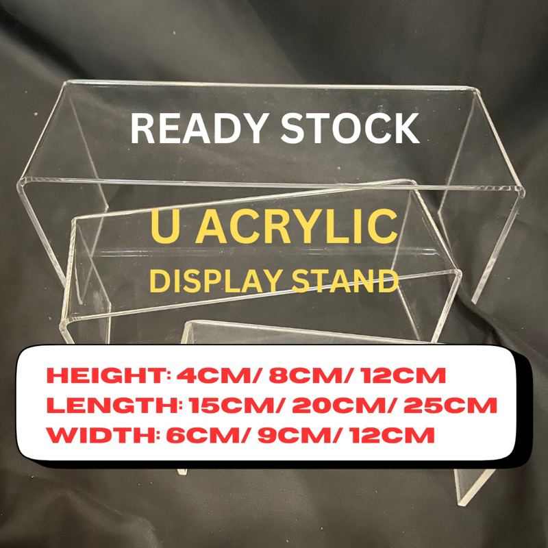 U shape Acrylic Display Stand/ Desk Organizer/ Heat Bend High Quality ...