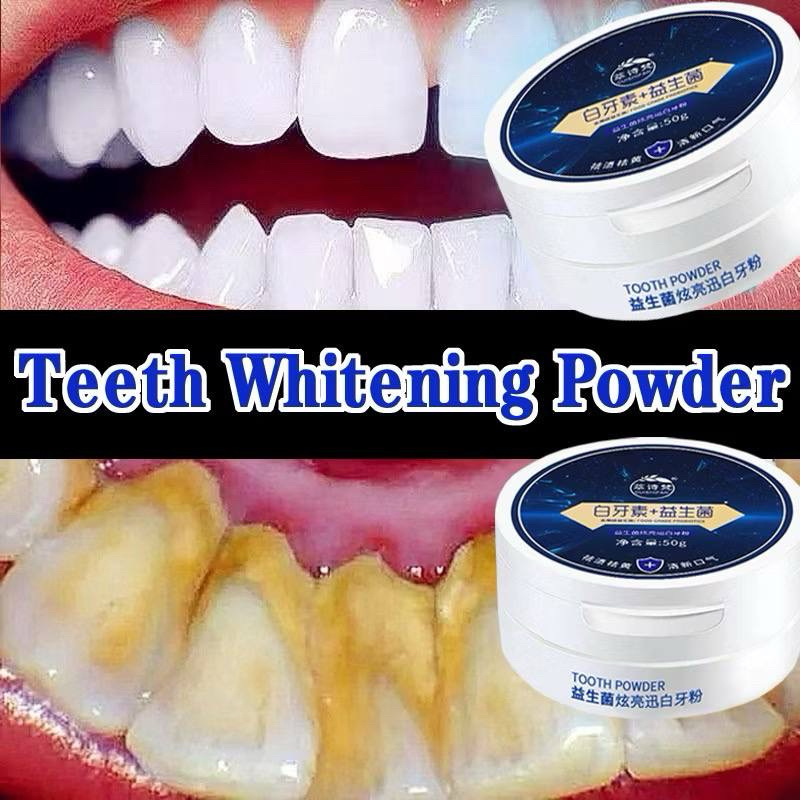 PROBIOTICS BRIGHTENING INSTANT WHITE TOOTH POWDER ubat gigi probiotik ...