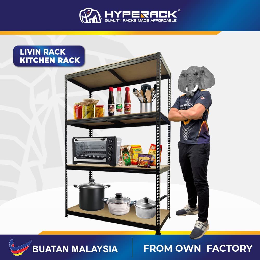 🐘[FREE SHIPPING] HYPERACK™️ Livin Rack Boltless Rack Shelf Rack Storage ...