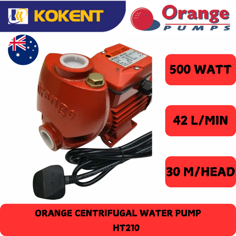 ORANGE PUMPS HT210 Single Phase Centrifugal Water Pump | Shopee Malaysia