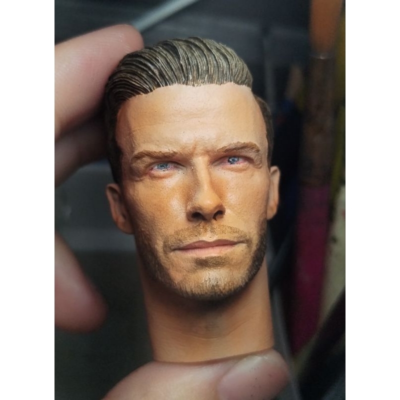 [Ready Stock] 1/6 Scale Painted David Beckham Head Sculpt 12" Action ...