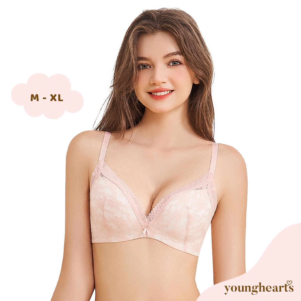 Young Hearts Lacie Gracie Wireless 3/4 Cup Push-Up Bra Y23-20283V | Shopee Malaysia