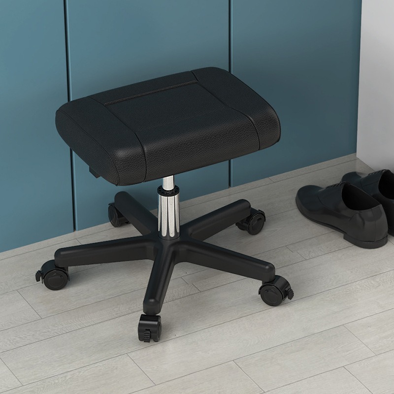 💥Footrest stool shoe changing stool easy lifting and lowering leg ...