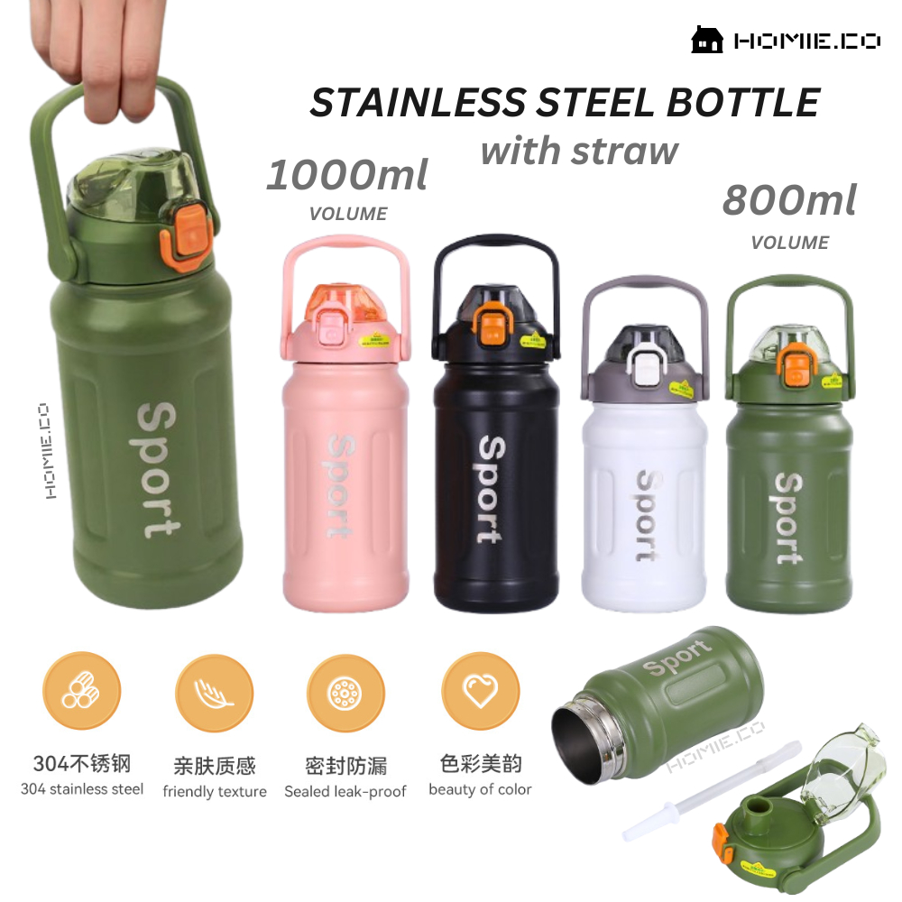 Sport Tumbler SUS 316 Stainless Steel Bottle Thermos Vacuum Flask Besar ...