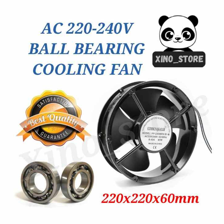 AC 220-240V Cooling Fan Video Fan Round 220x220x60mm dual ball bearing Video Fan 200mm x 200mm x ...