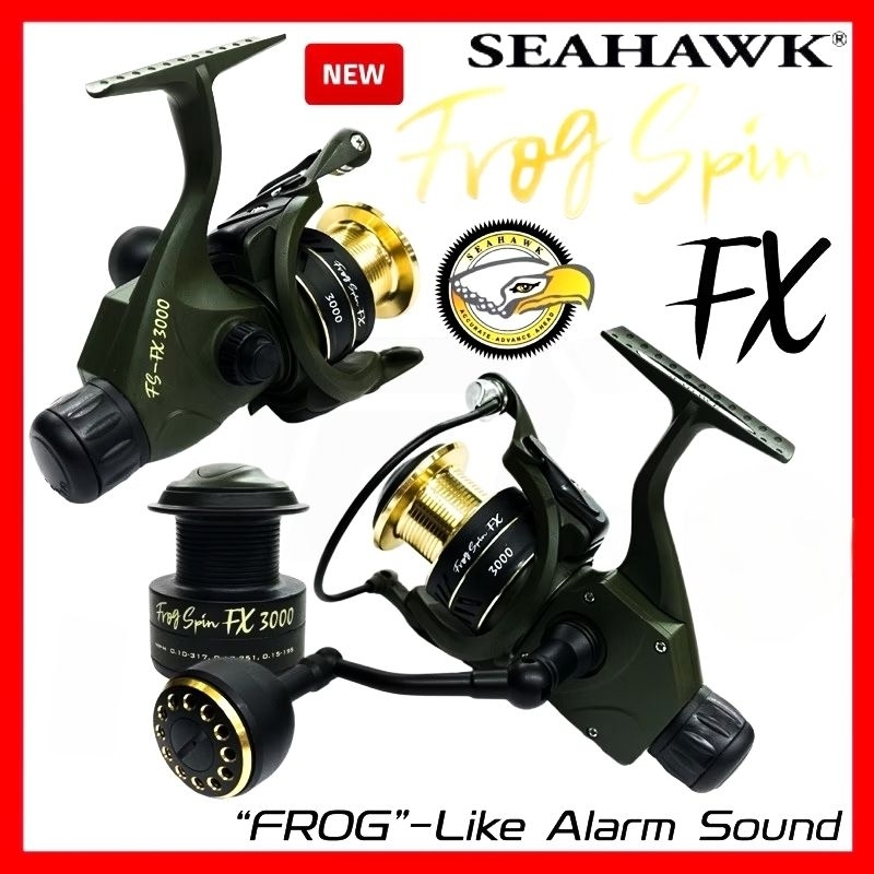 24"Seahawk Frog Spin Fx (Bunyi Katak) Fishing Reel ( free gift 🎁 1pc) | Shopee Malaysia