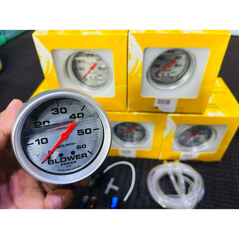 AUTO METER (Blower)(Boost) for Diesel 4x4 Autometer (0-60) PSI ( Made in Thailand ) | Shopee ...