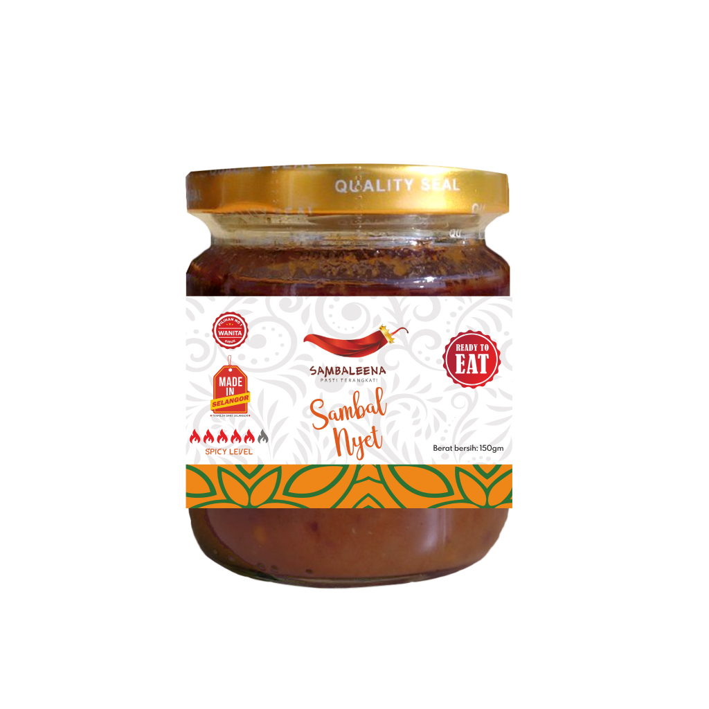 Sambal Nyet Sambaleena | Sambal Belacan Pyorrr | Sambal Merah Nyet ...