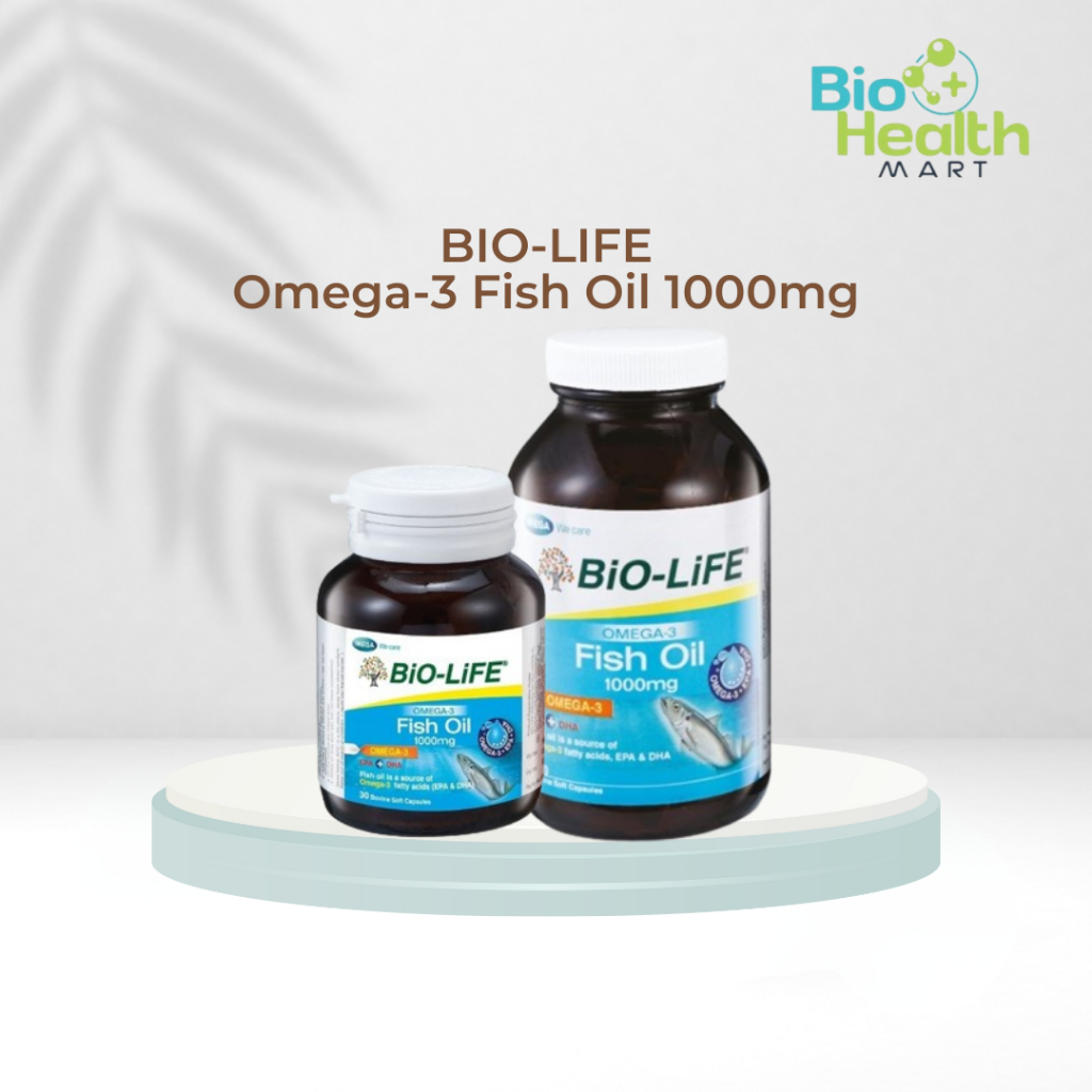BIO-LIFE Omega-3 Fish Oil 1000mg 200's | Shopee Malaysia