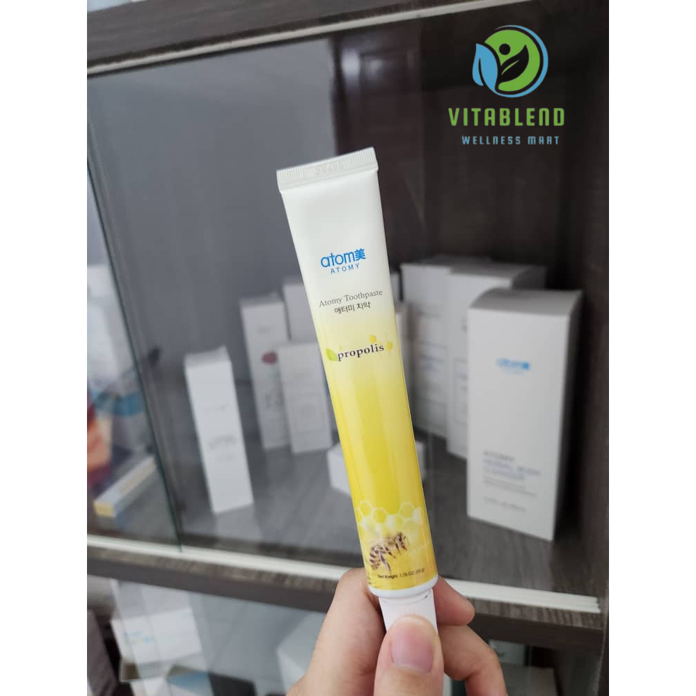 ATOMY PROPOLIS TOOTHPASTE 50G SMALL (1 TUBE) 艾多美蜂胶牙膏50G EXP11/26 GUM ...