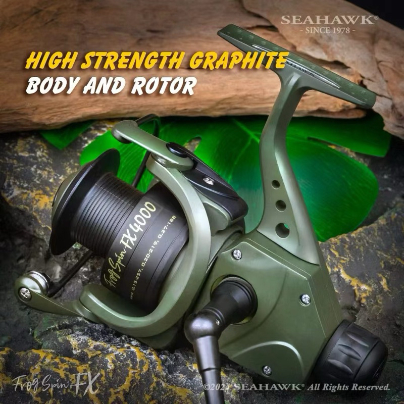SEAHAWK FROG SPIN / FROG SPIN FX SPINNING REEL (free one piece ...