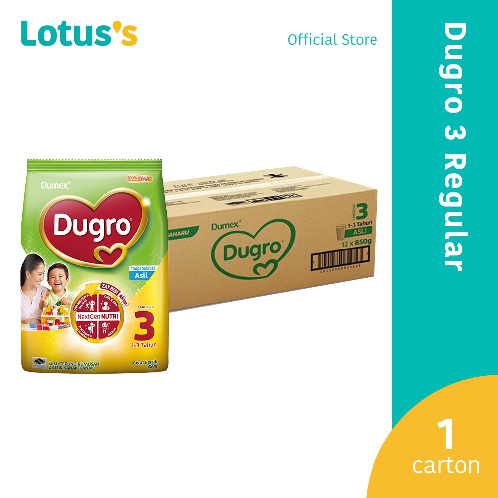 Dugro 3 Original 850g x 12 packs (1 Carton) | Shopee Malaysia
