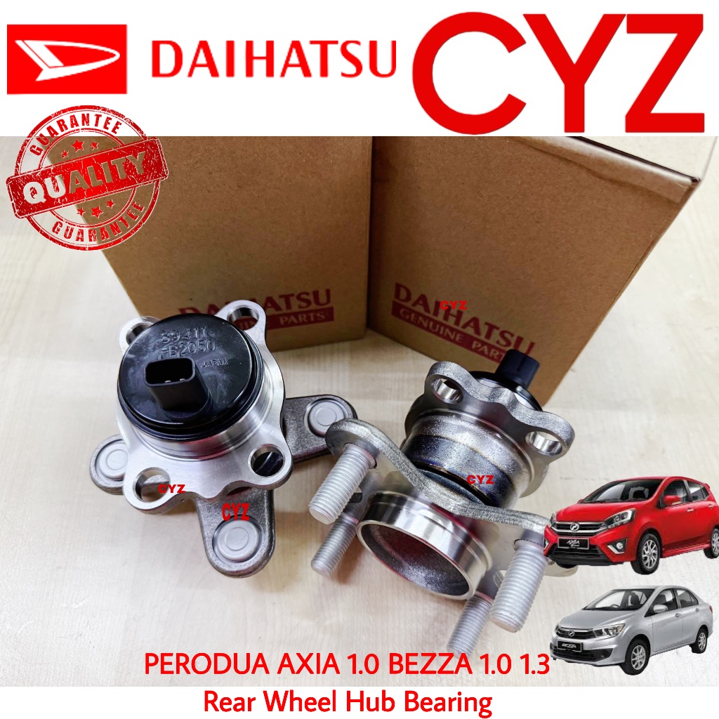 Rear Wheel Hub Bearing Perodua AXIA 1.0, BEZZA 1.0 1.3 (DAIHATSU JAPAN ...