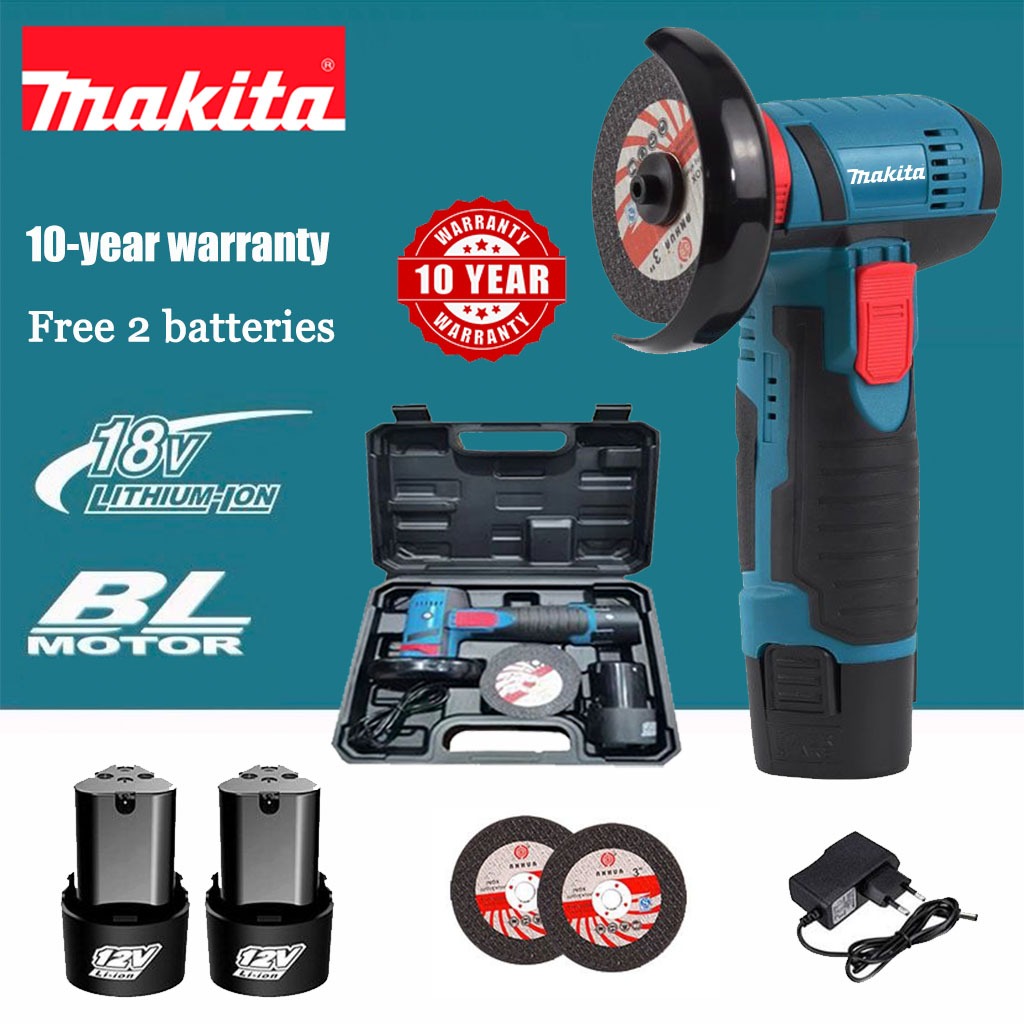 Makita 3 inch Grinder Rechargeable Lithium Max Battery Portable ...