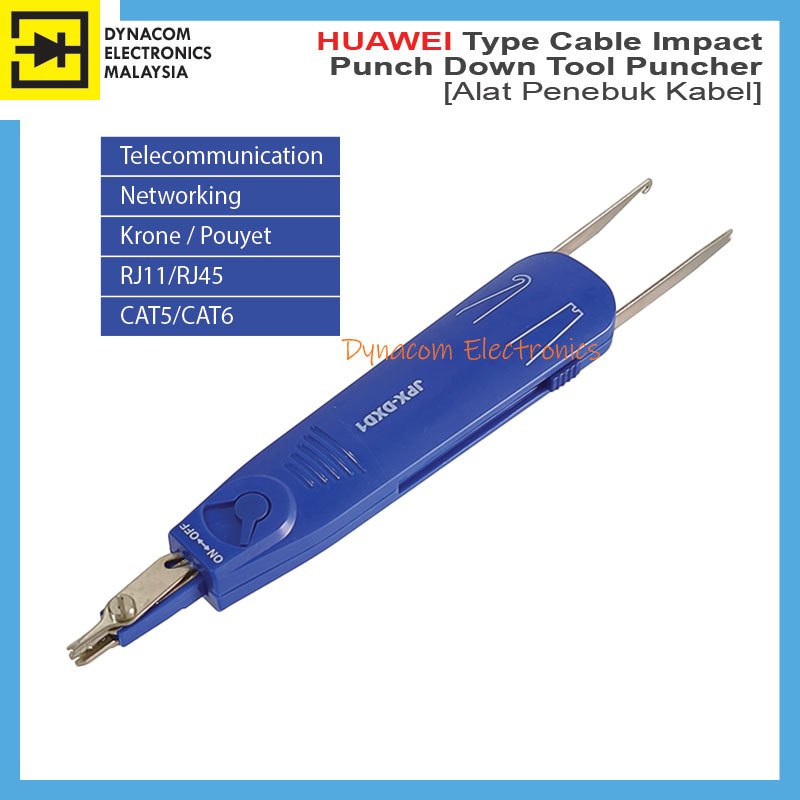 JPX-DXD1 HUAWEI Type Cable Impact Punch Down Tool Puncher for ...