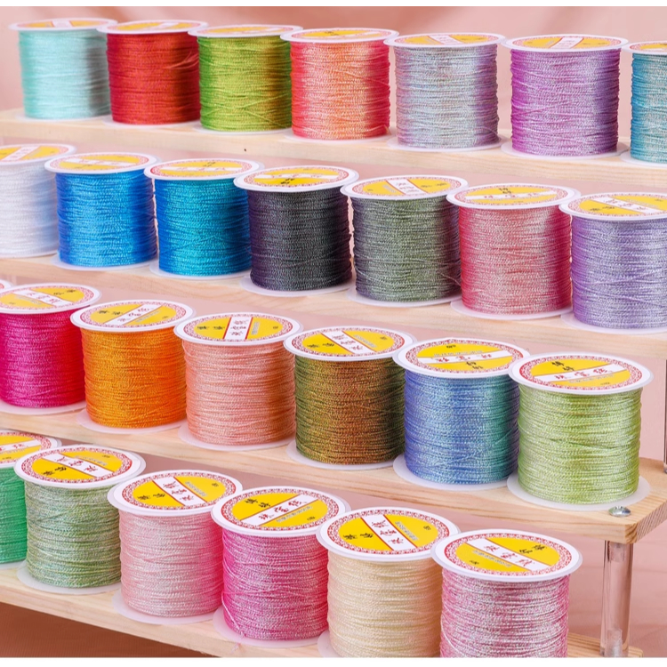 Gold Silver Thread String for Handmade DIY Bracelet, Winding Thread ...