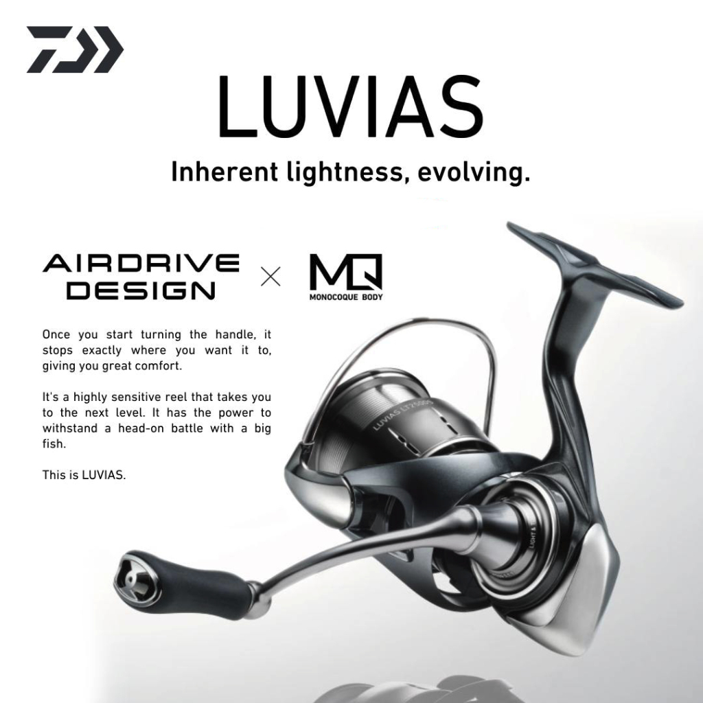 ORI 2024 DAIWA fishing reel LUVIAS LT 1000 2000 2500 5000 Light Spinning Reel With 1 Year Local ...