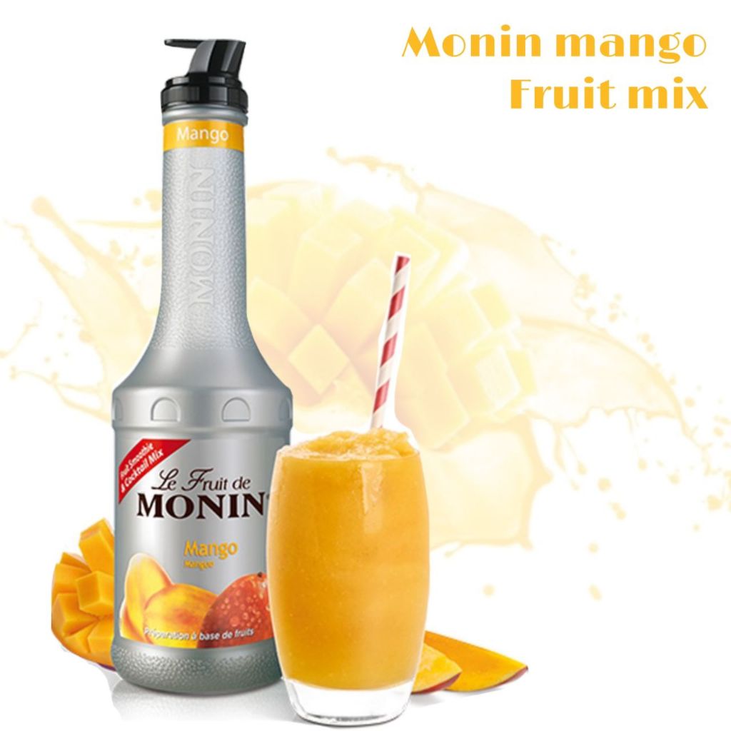 MONIN PUREE MANGO FRUIT MIX 1LITRE | Shopee Malaysia