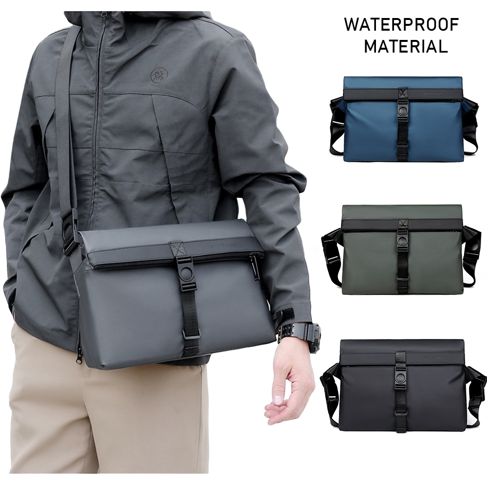 Waterproof Material Beg Lelaki Sling Bag Men Beg Silang Lelaki Kalis ...