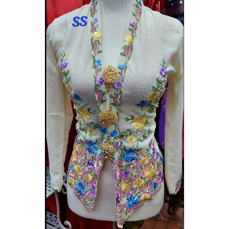 Kebaya Sulam Nyonya Embroidery Traditional Hand Made(SS) | Shopee Malaysia