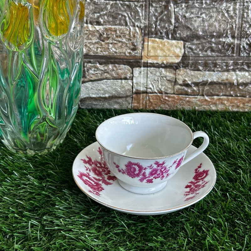 Cawan Kekwa Merah Mulut Lebar | Shopee Malaysia