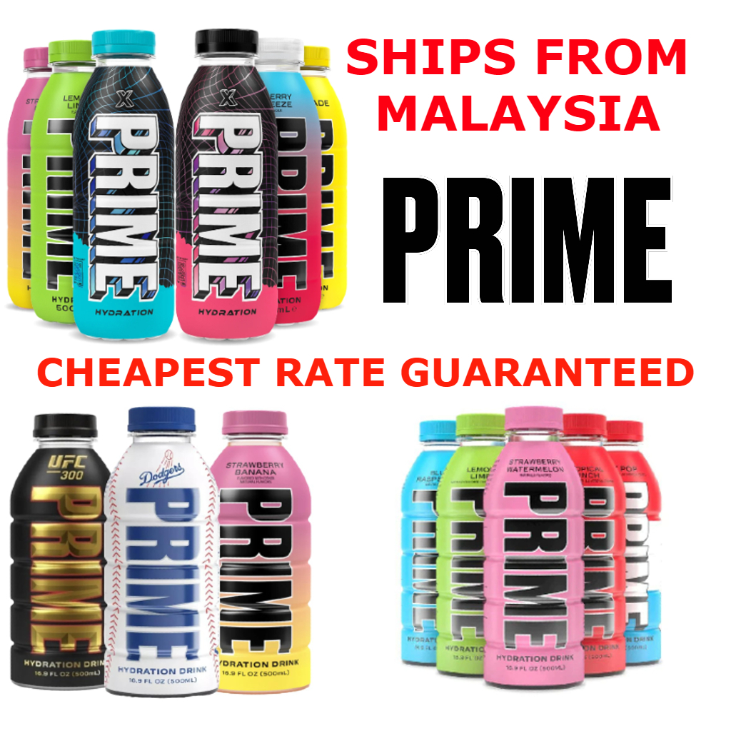 (CHEAPEST READY STOCK) Prime Hydration Drink (Logan Paul & KSI) US ...