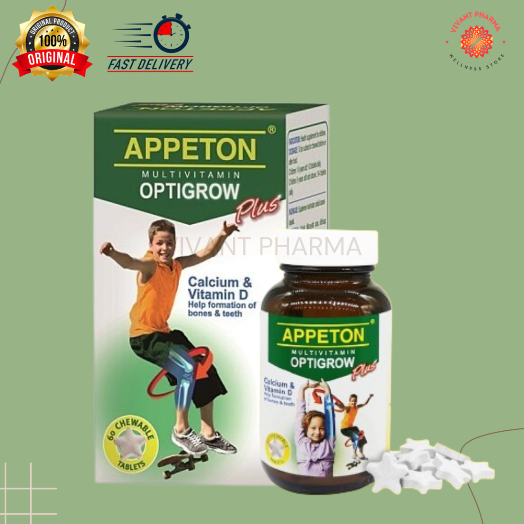 Appeton Multivitamin Optigrow Plus Tablets 60's | Shopee Malaysia