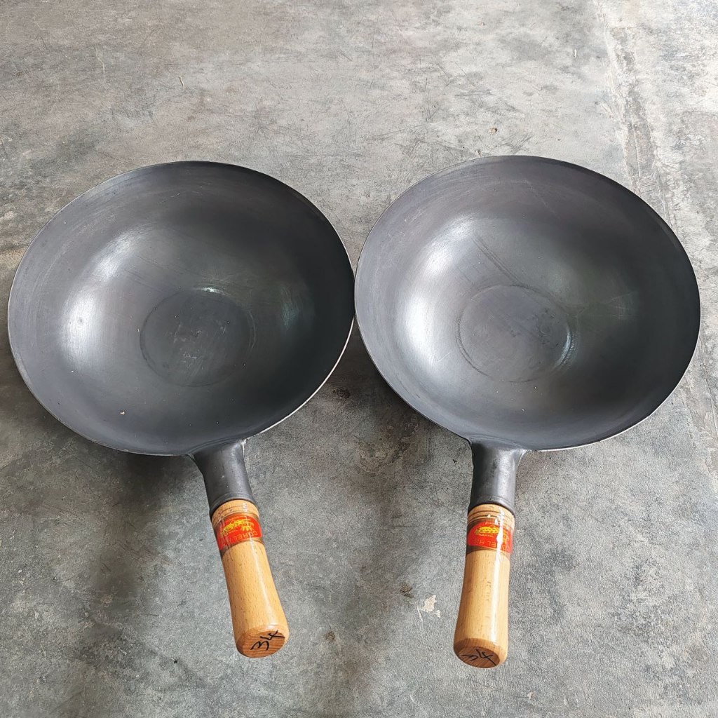 CAST IRON WOK / STEEL WOK / KUALI BESI / KUALI TOMYAM / KUALI TUKANG ...